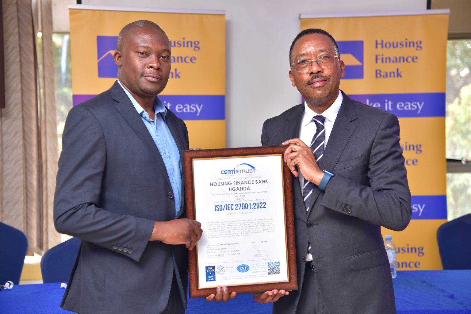 Housing Finance Bank Secures ISO 2700:2022 Certification, Reinforcing ...
